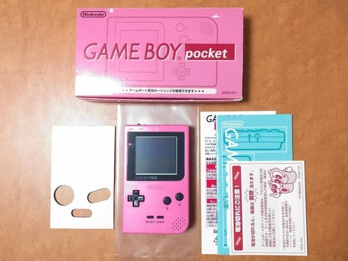 Nintendo Game Boy Pocket Pink Boxed Tested No Battery | eBay