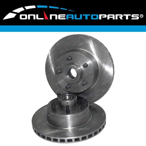 2 Front Disc Brake Rotors for Ford Falcon XB XC XD XE XF XG Sedan Wagon ...