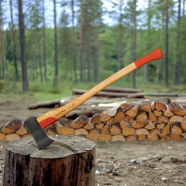 Maul Wood Splitter Axe - 36” Wood Splitting Axe with Hickory Handle and Log S... | eBay