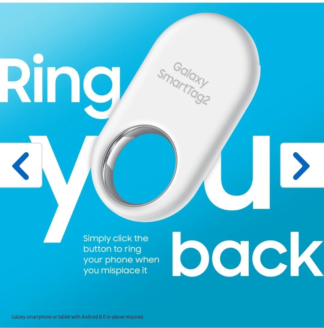 Samsung Galaxy Smart Tag 2 Bluetooth GPS Tracker For Kids Cats Keys ...