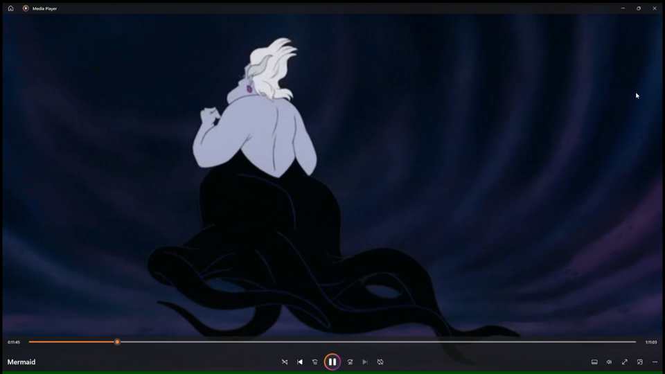 Little Mermaid (1989) Original Production cels Ursula Ariel animation ...