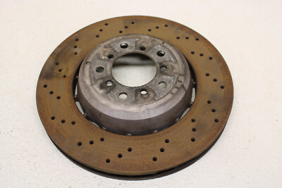 BMW M3 Front Left Cross Drilled Brake Rotor E90 E92 E93 1M Oem 2008 ...