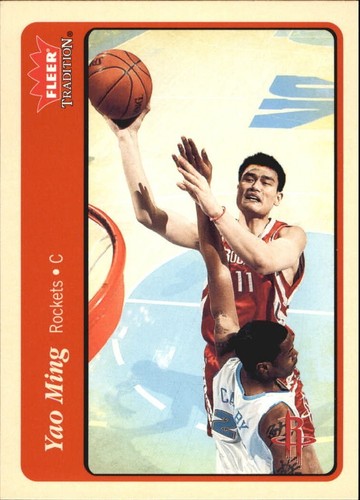 Yao Ming Houston Rockets 2004-05 Fleer Tradition Basketball #112 | eBay
