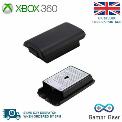 Xbox 360 Controller Battery Cover Case Shell Pack - Black | eBay UK