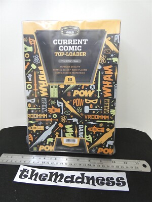 New Ten (10) CBG Golden Age Comic Book Top Loaders 7 5/8"x11" 5mm ...