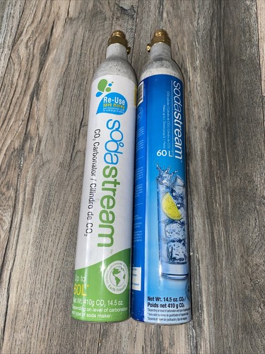 New SodaStream 60L CO2 Cylinder Replacement Canisters BB /28 Full New ...