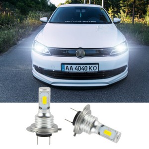 2x Bulbs H7 COB LED Headlight Kit White 6000K For VW Golf MK6 MK7 | eBay