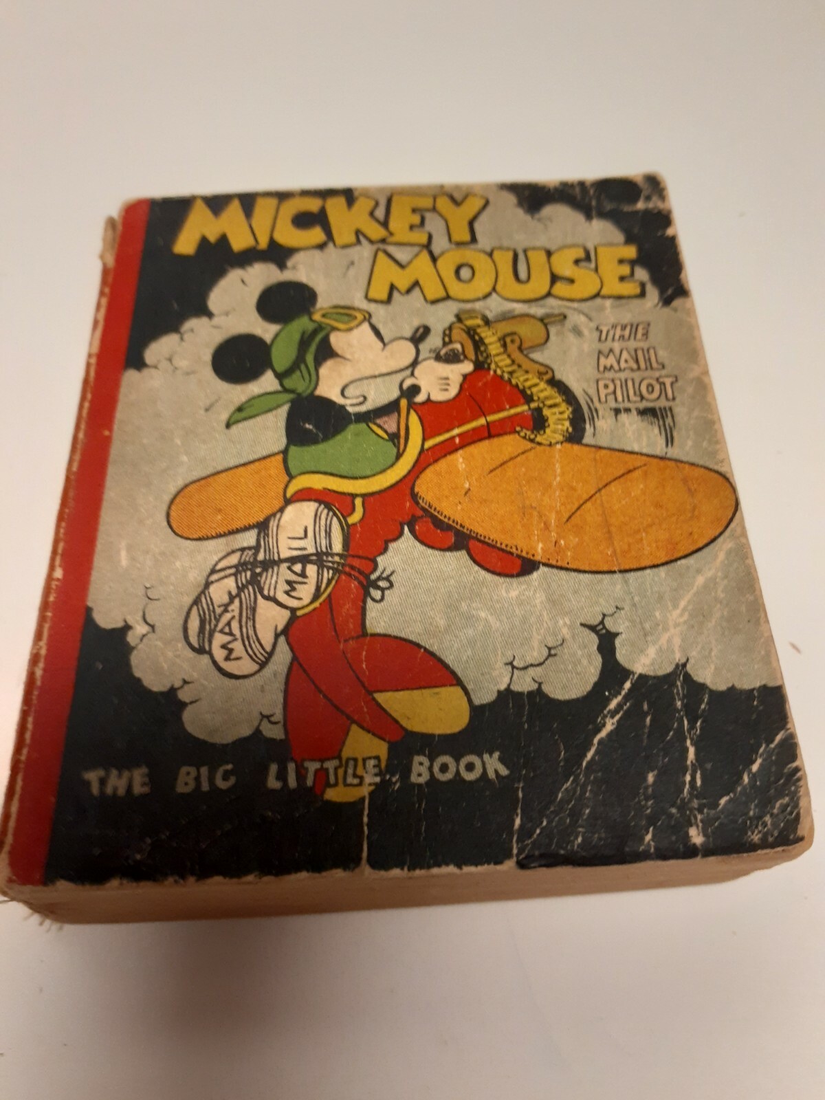 1933 Big Little Book Mickey Mouse the Mail Pilot Giveaway 320 pages ...