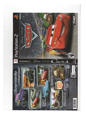 Disney Pixar Cars PS2 ARTWORK ONLY Authentic Original | eBay