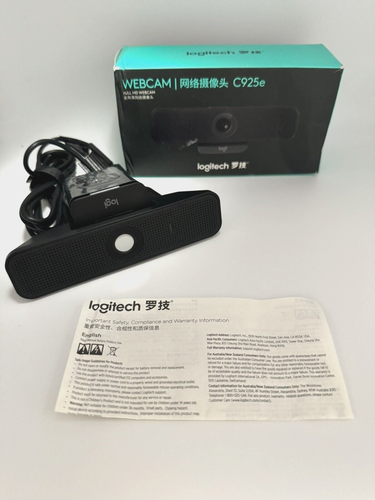 Logitech C925-E Webcam, HD 1080p/30fps Video Calling Auto Focus ...