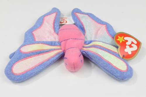 Vintage Ty Teenie Beanie Baby Flitter The Butterfly Plush Original Tags ...