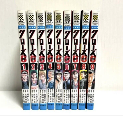 Crows Zero vol. 1-9 Japanese language Comics Complete full Set manga ...