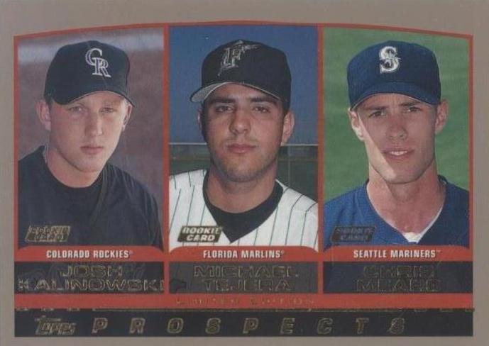 2000 Topps - Prospects Michael Tejera, Josh Kalinowski, Chris Mears ...