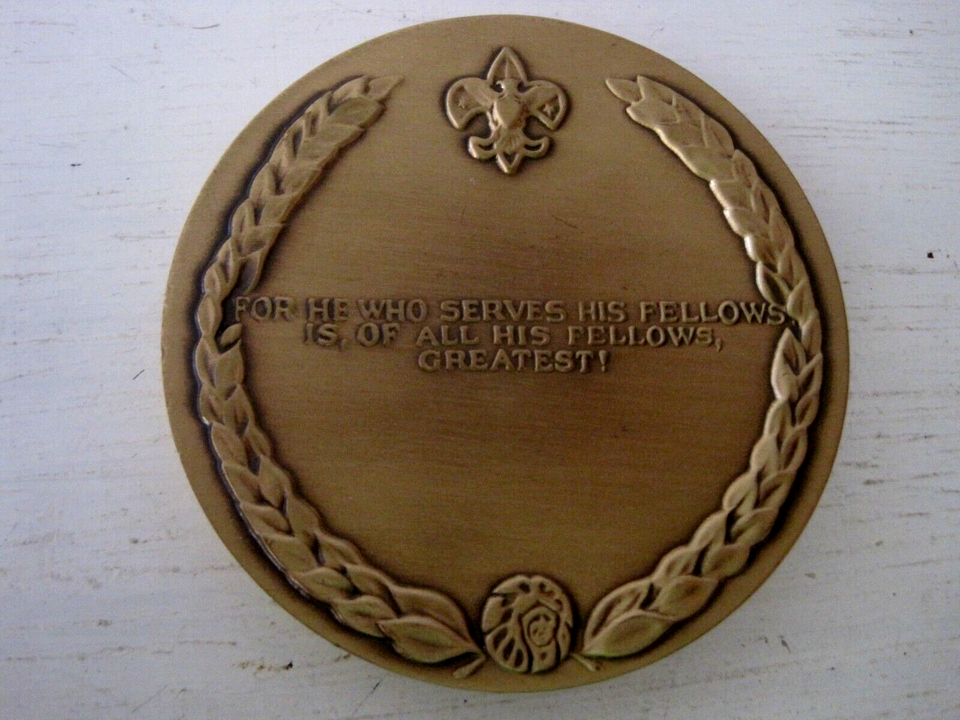 Boy Scouts Spirit of Achievement OA Founders Award Bronze Medallion w ...