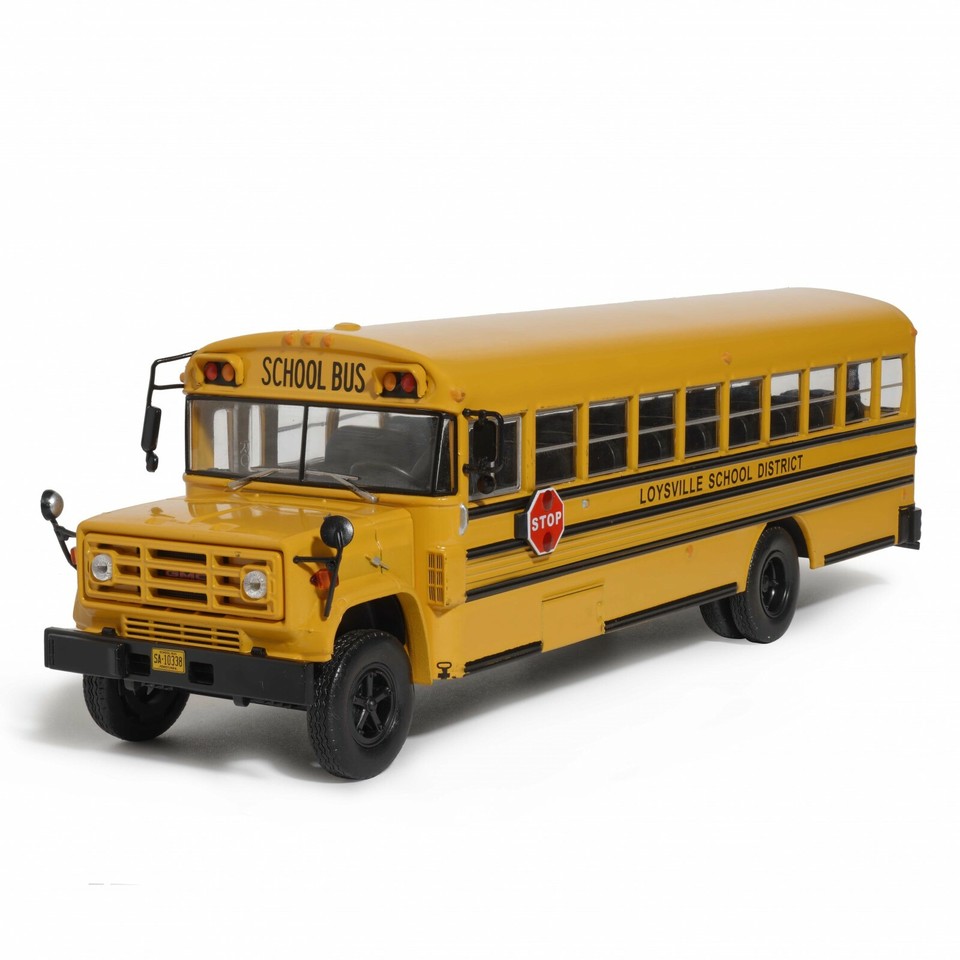 Bus GMC 6000 School 1989 1:43 New & Box diecast model miniature autocar ...