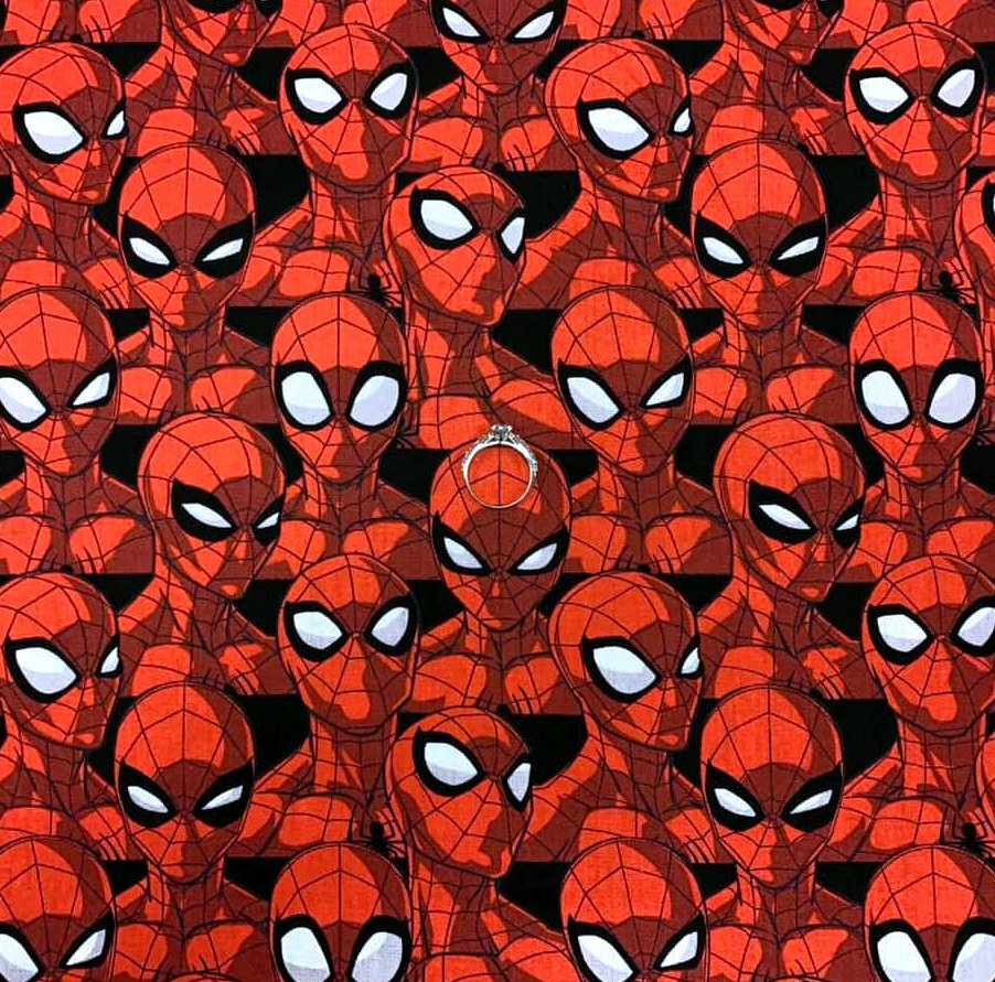 Spiderman Face Pattern
