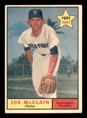 1961 Topps Baseball #488 Joe McClain VG/EX *e1 | eBay