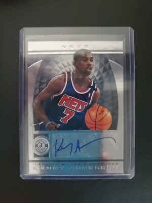 KENNY ANDERSON 2013-14 PANINI TOTALLY CERTIFIED SILVER AUTOGRAPH NETS ...
