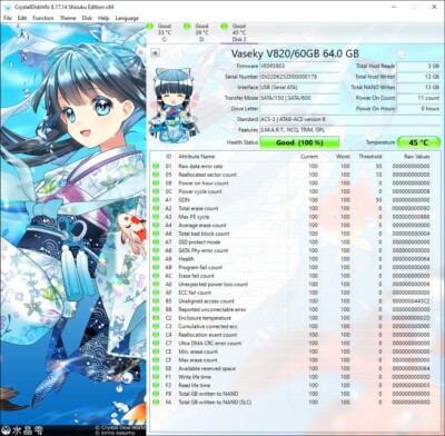 Vaseky V820/60GB 64.0 GB SSD | eBay