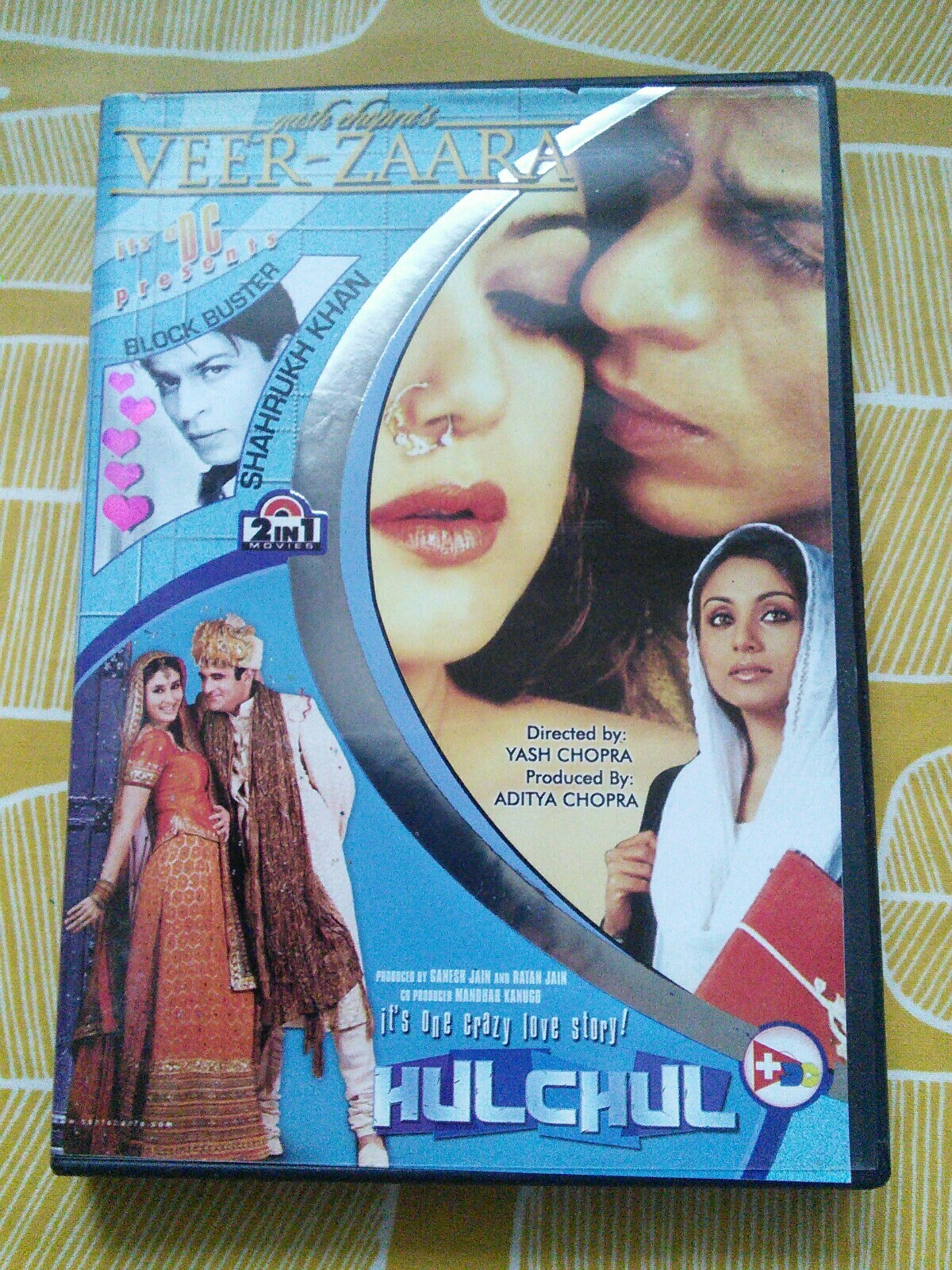 VEER ZAARA & HULCHUL - Double Film DVD - Bollywood - Yash Chopra | eBay UK