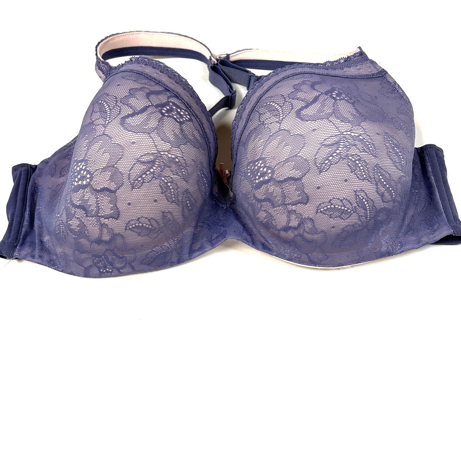 Cacique 40DD Lightly Lined Balconette Bra Modern Lace… - Gem