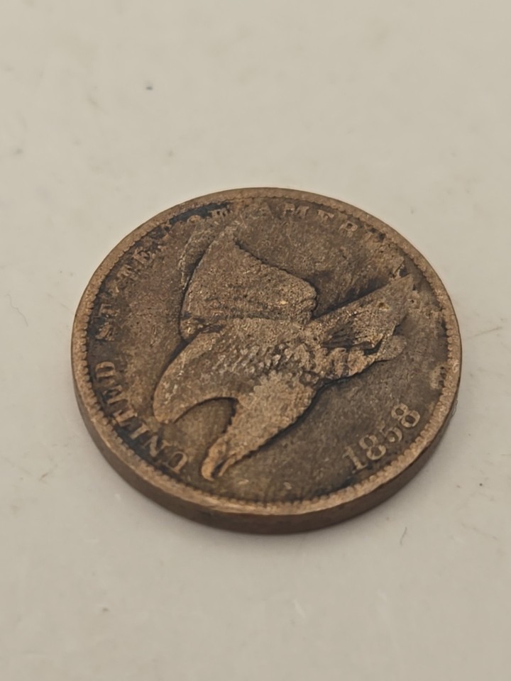 1858 Flying Eagle Cent United States Copper Coin | eBay
