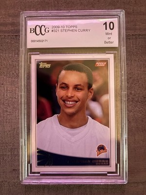 2009-10 Topps #321 Stephen Curry Rookie Card Graded 10 | eBay