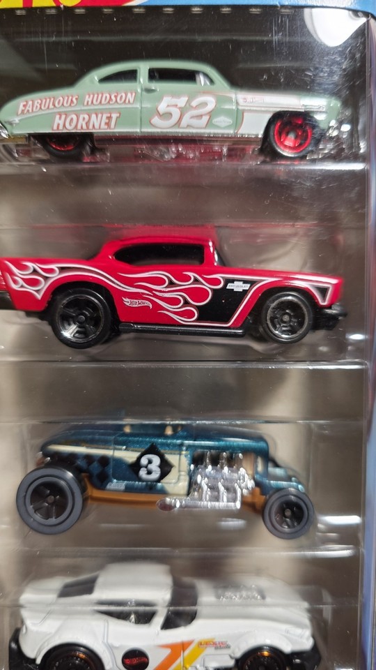 Hot Wheels 5 Car Pack Hot Rods 2026 Hudson Hornet JKG11 Brand New | eBay