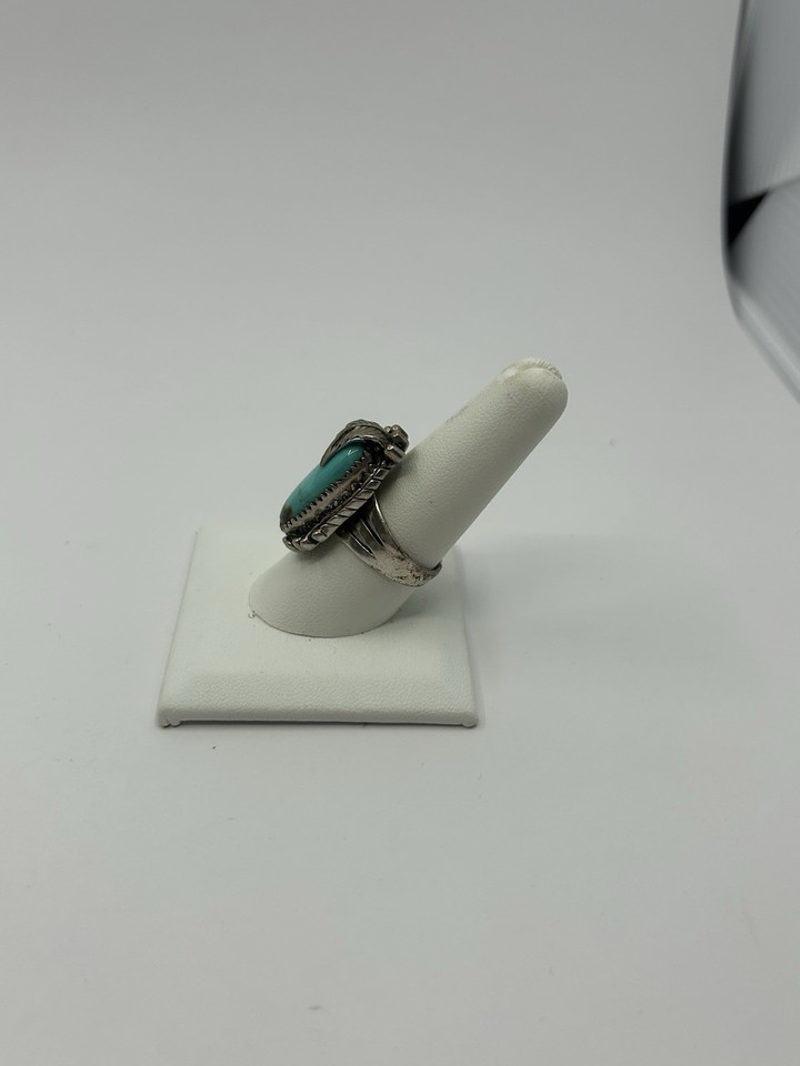 Sterling Silver 925 Turquoise Ring 13.72g Size 9 | eBay