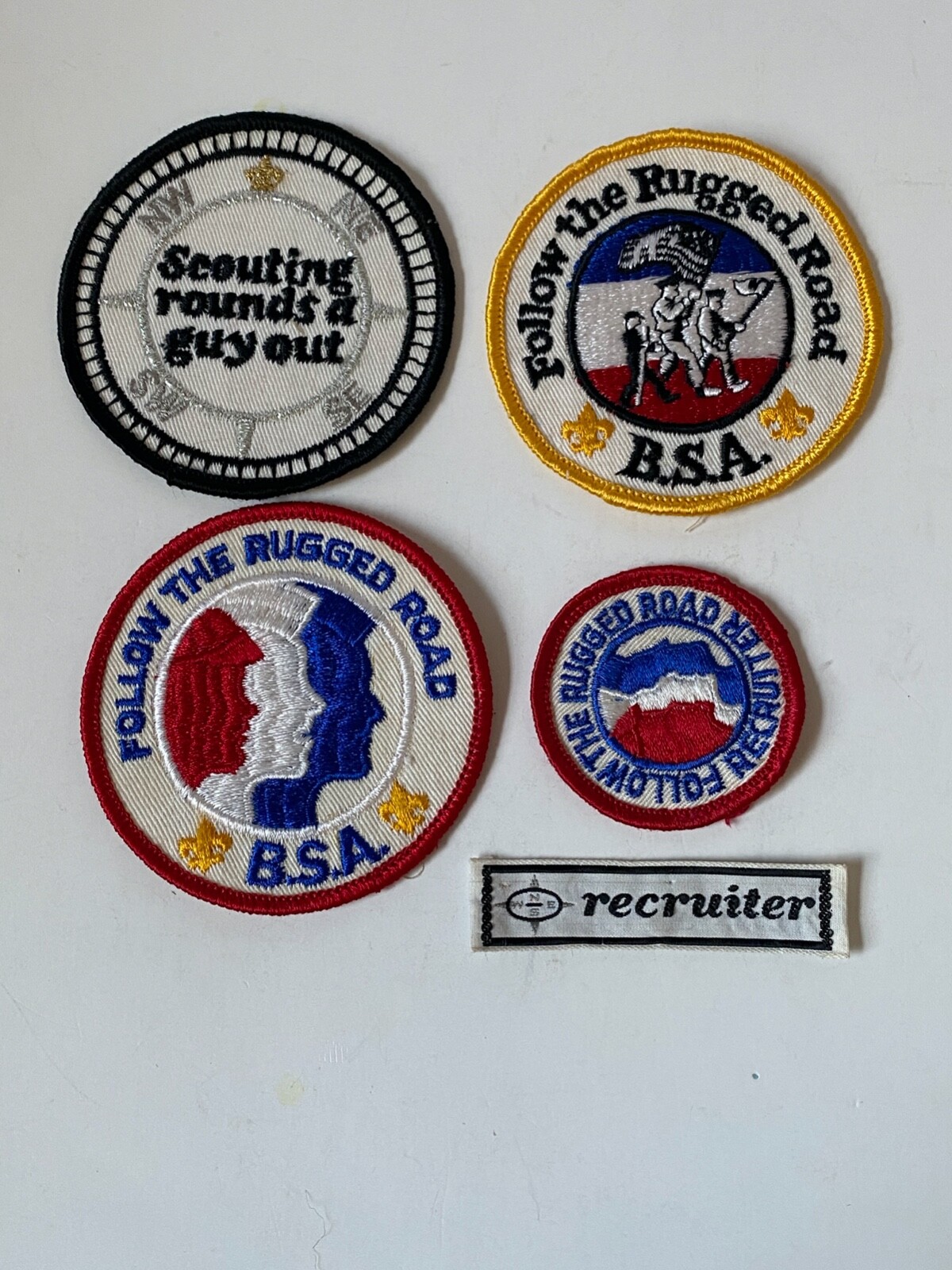 Vintage Boy Scouts of America Recruiter Patches Follow the Rugged Road ...