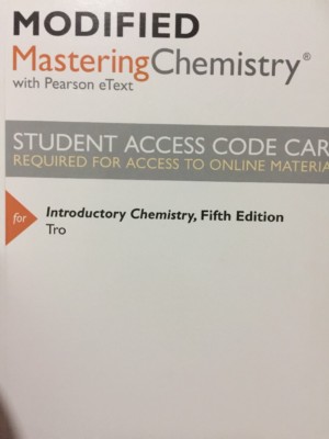 Modified MasteringChemistry with Pearson eText Introductory Chemistry ...
