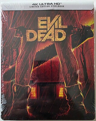 NEW EVIL DEAD 4K ULTRA HD WALMART EXCLUSIVE LIMITED EDITION STEELBOOK ...