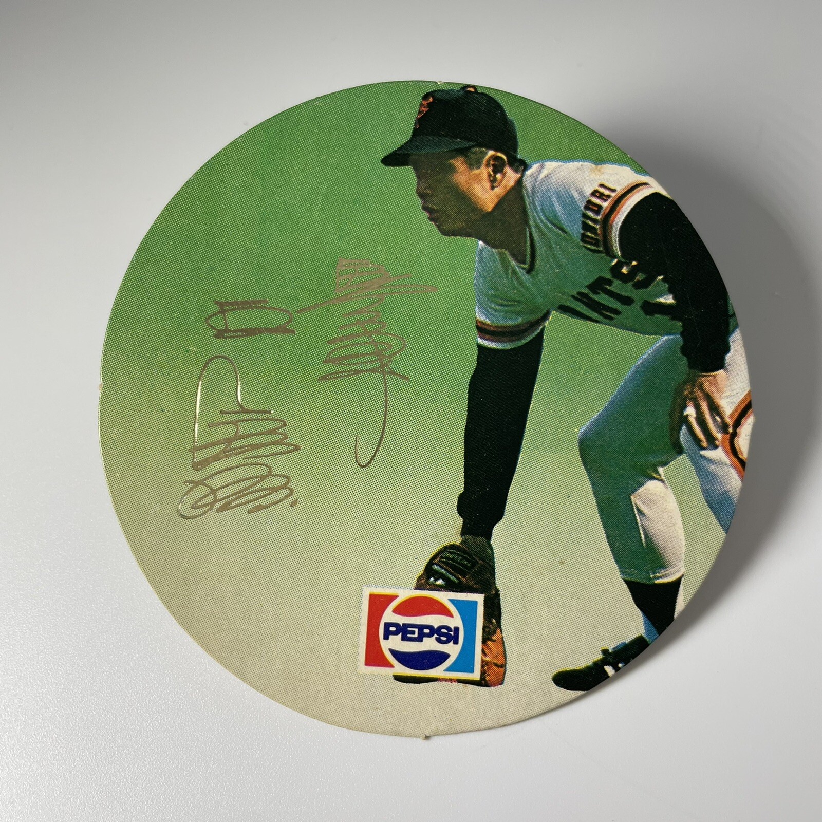 Sadaharu Oh Vintage Rare Round PEPSI Menko Card GIANTS Baseball Middle ...
