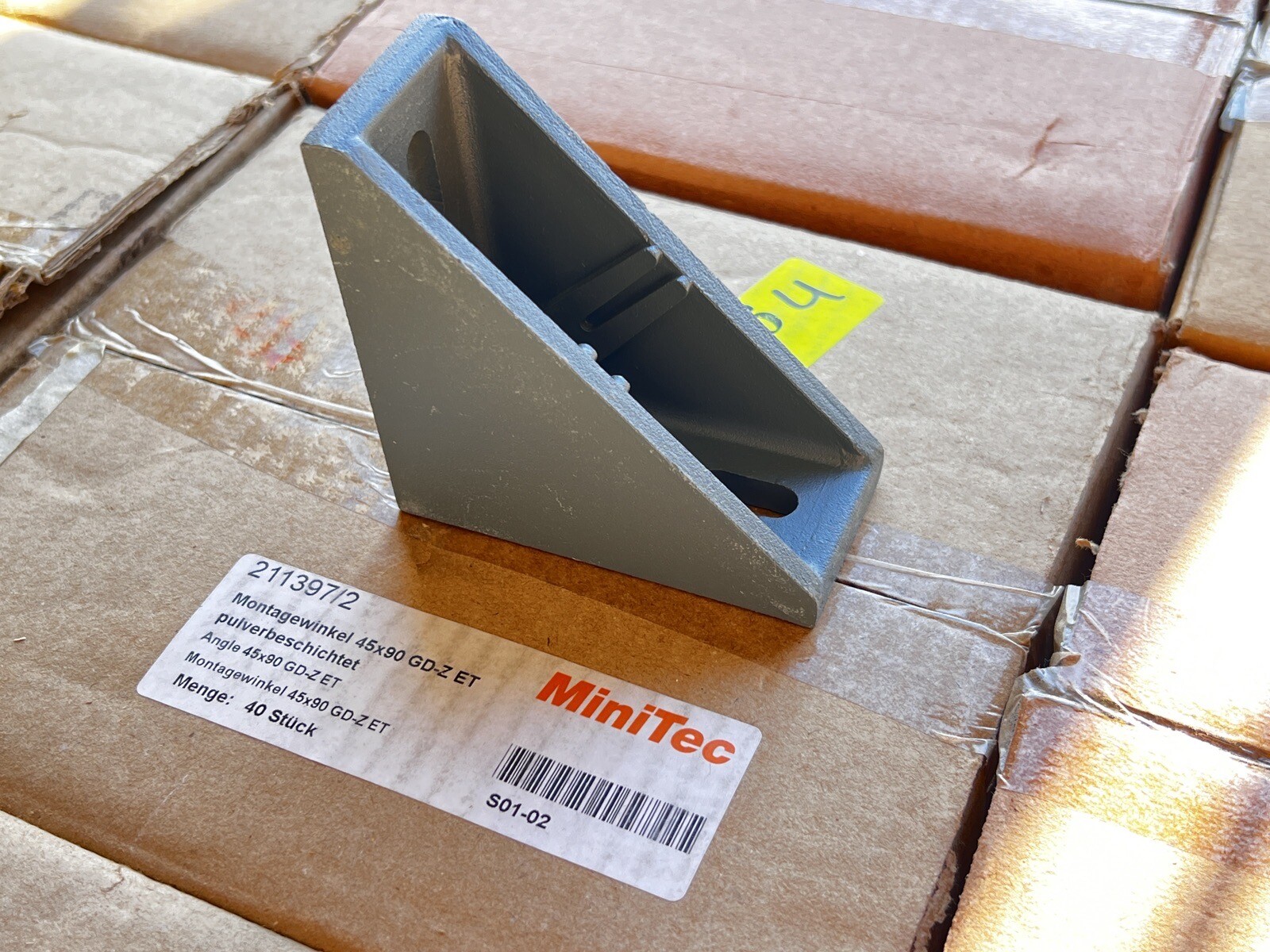 (box of 40) MiniTec 21-1397 Angle 45 X 90 extruded aluminum frame ...