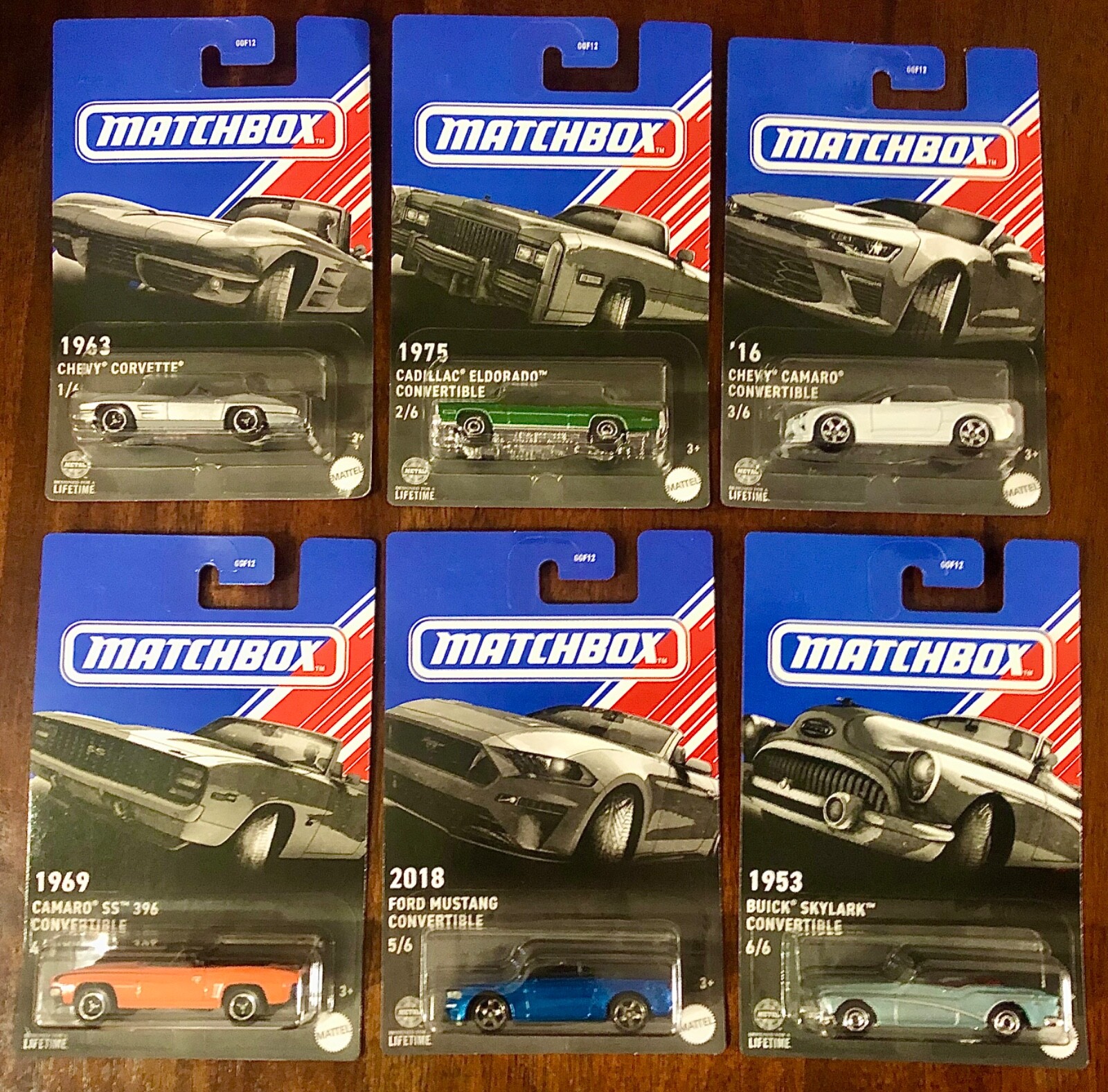 2024 Matchbox - American Convertibles COMPLETE SET of 6 - Walmart ...
