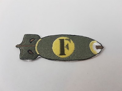 Quality Iron/Sew on F Bomb Patch F*ck missle atomic nuclear hiroshima ...