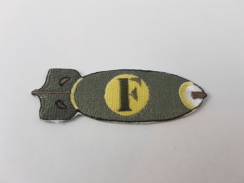 Quality Iron/Sew on F Bomb Patch F*ck missle atomic nuclear hiroshima ...