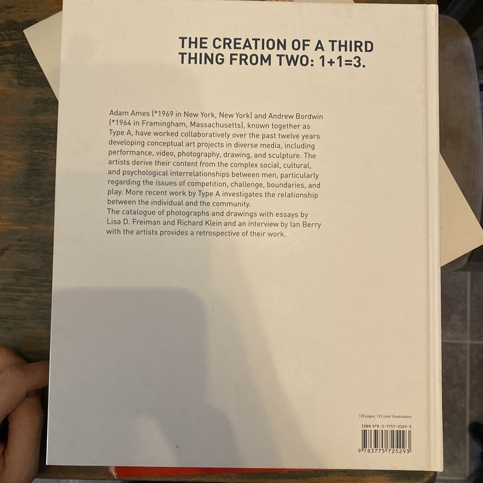 Adam Ames and Andrew Bordwin: Type A by Adam Ames (2010, Hardcover ...