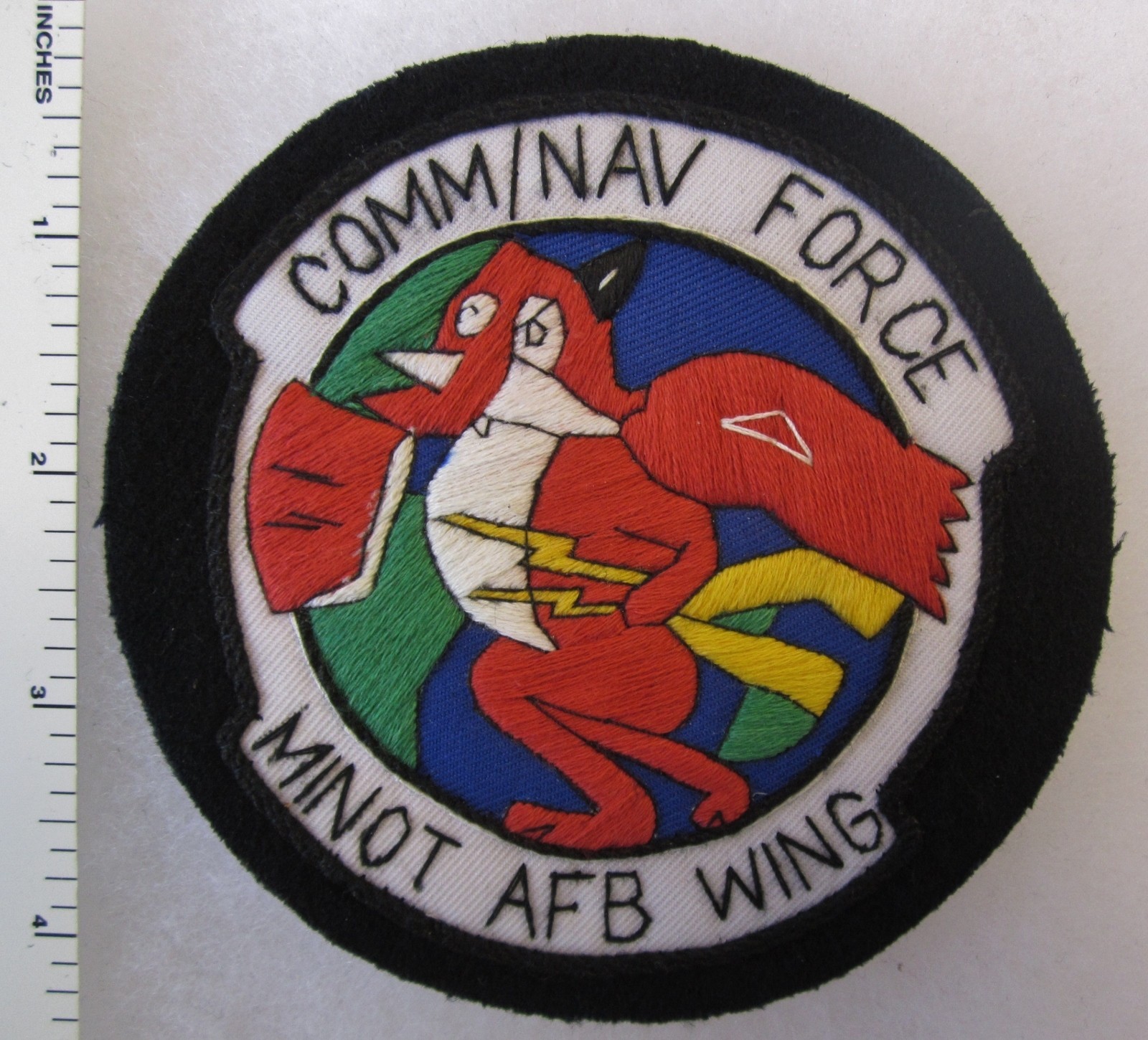 MINOT US AIR FORCE BASE WING POCKET PATCH Custom Hand Sewn for VETERANS ...