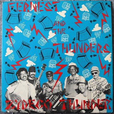 Fernest and The Thunders LP Record Hand Signed by Fernest, Ashby and ...