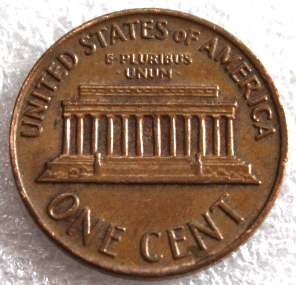 1970 S Lincoln Cent Fine Yellow Brown, "Small Date", Strike Through FG ...