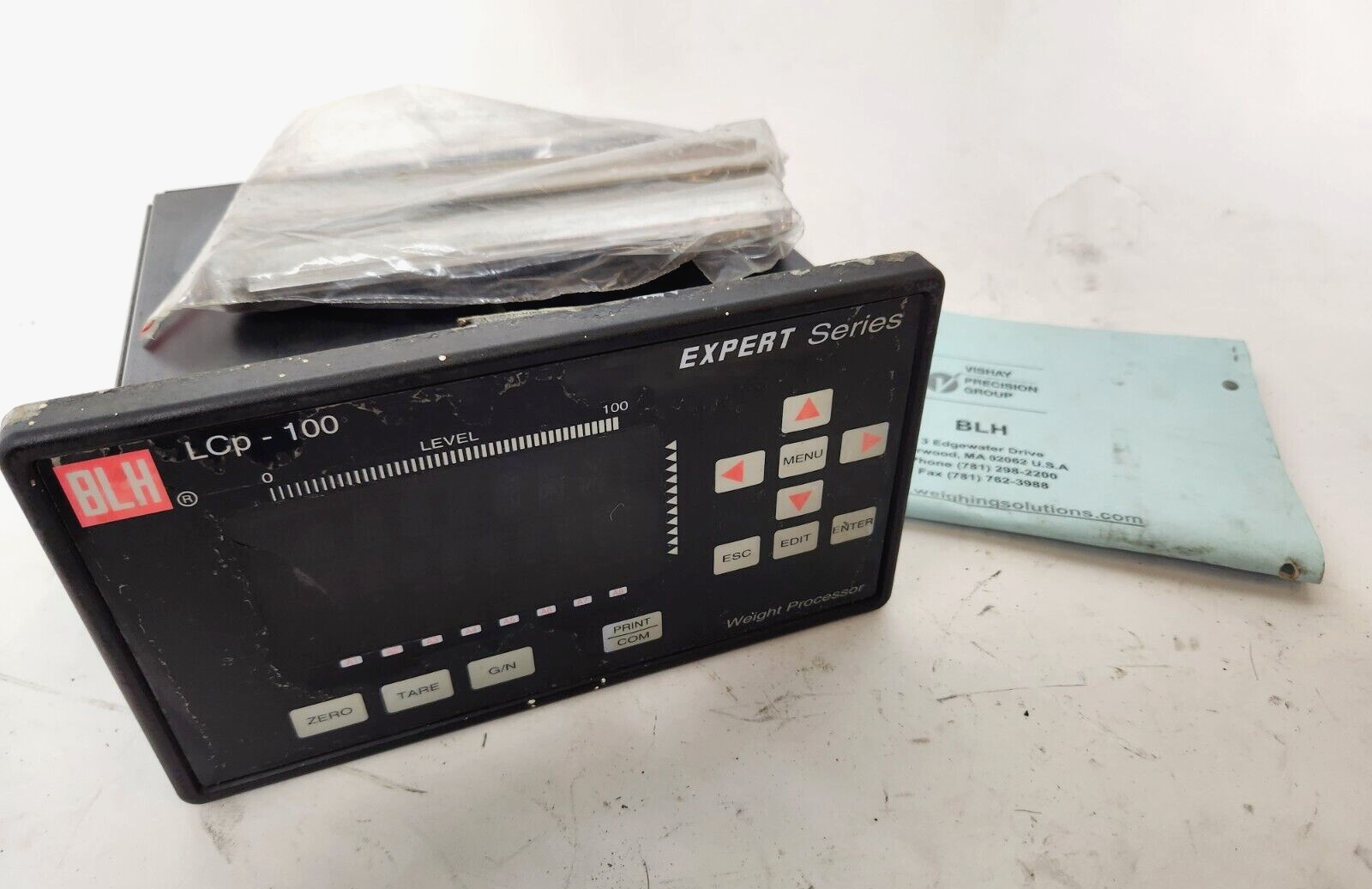 VISHAY BLH LCP-100 VER 3.40 11211 EXPERT SERIES WEIGHT PROCESSOR S0755 ...