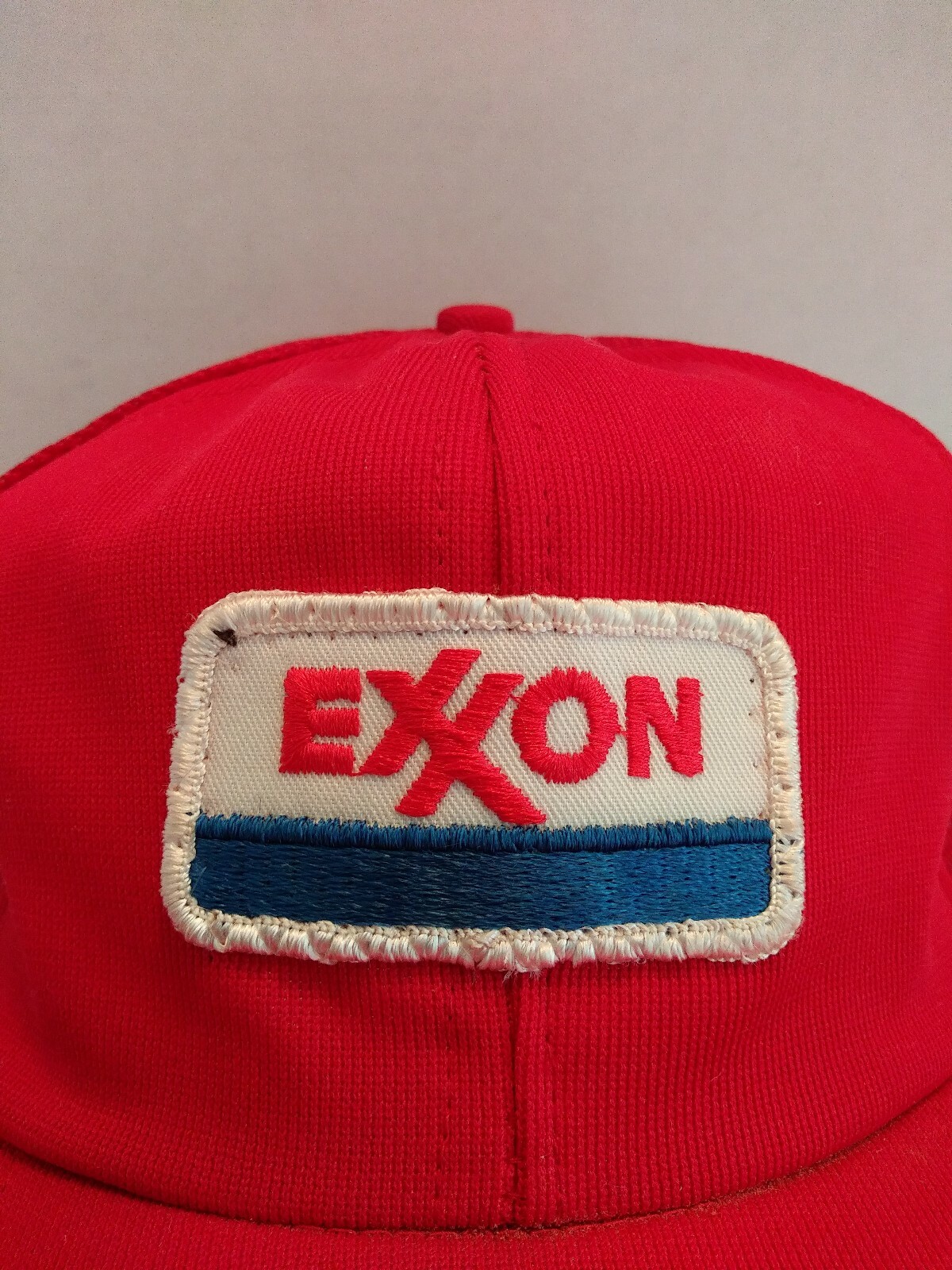Vintage Exxon Trucker Hat Snapback Cap Embroidered Pa… - Gem