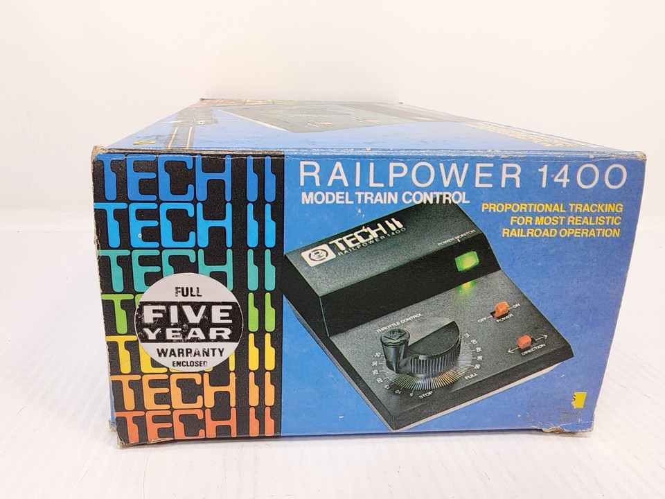 Vintage MRC Tech II 2 Railpower 1400 Model Train Control Hobby ...