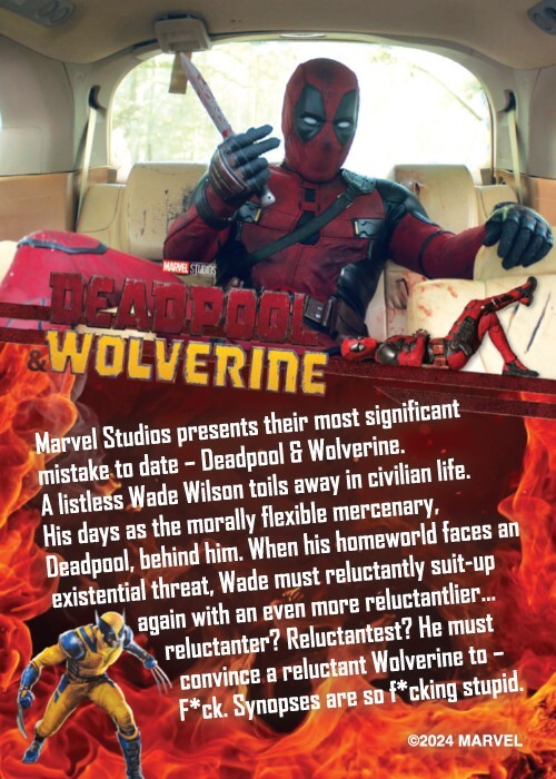 DEADPOOL & WOLVERINE (Deadpool 3) Movie - Promo Card 4 - Jackman ...