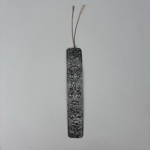 Vintage Metal Bookmark Flowers Pattern 7.5”x1.5” Bookmark For Journals ...
