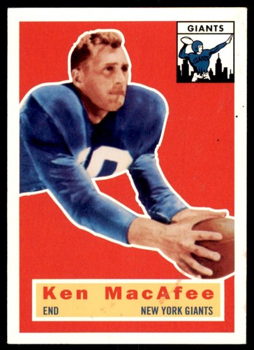 1956 TOPPS ARCHIVES KEN MACAFEE NEW YORK GIANTS #65 | eBay
