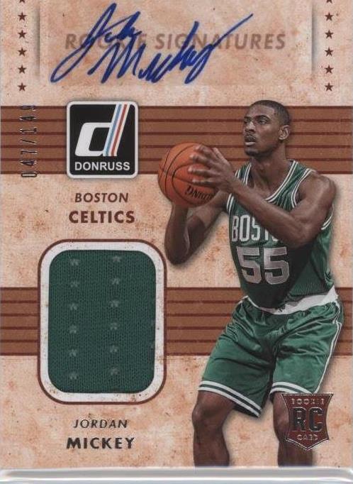 2015-16 Panini Donruss - Rookie Material Signatures Jordan Mickey #RMS ...