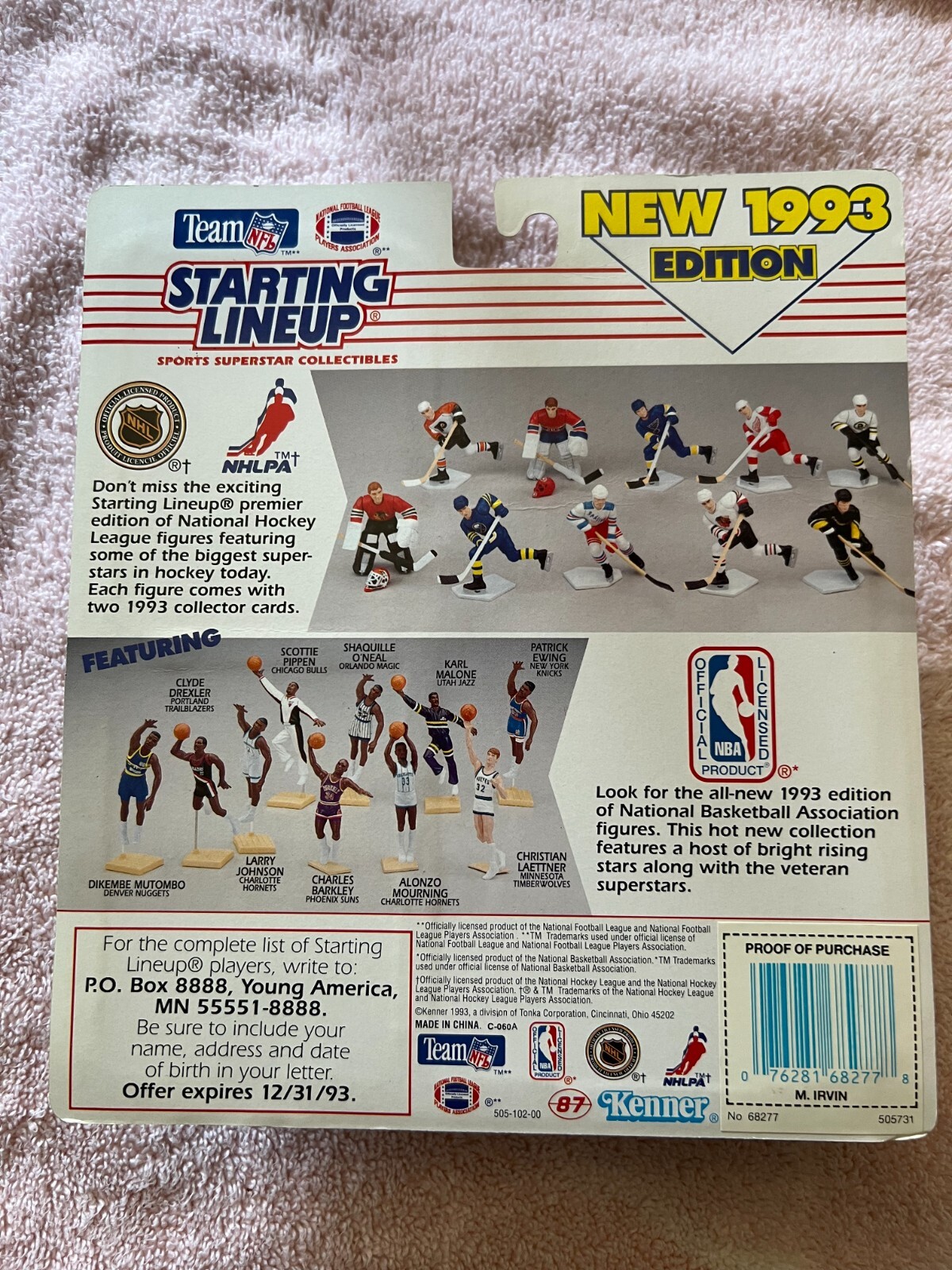 1993 STARTING LINEUP MICHAEL IRVIN NFL Action Figure ~ New | eBay