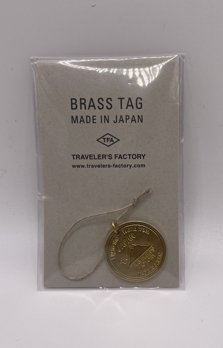TRAVELER'S FACTORY Brass Tag JAPAN TRIP pattern | eBay